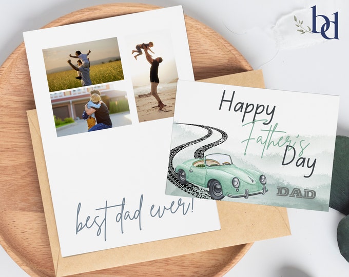 Editable Printable Father's Day Card, Card for Dad, Happy Father's Day ...