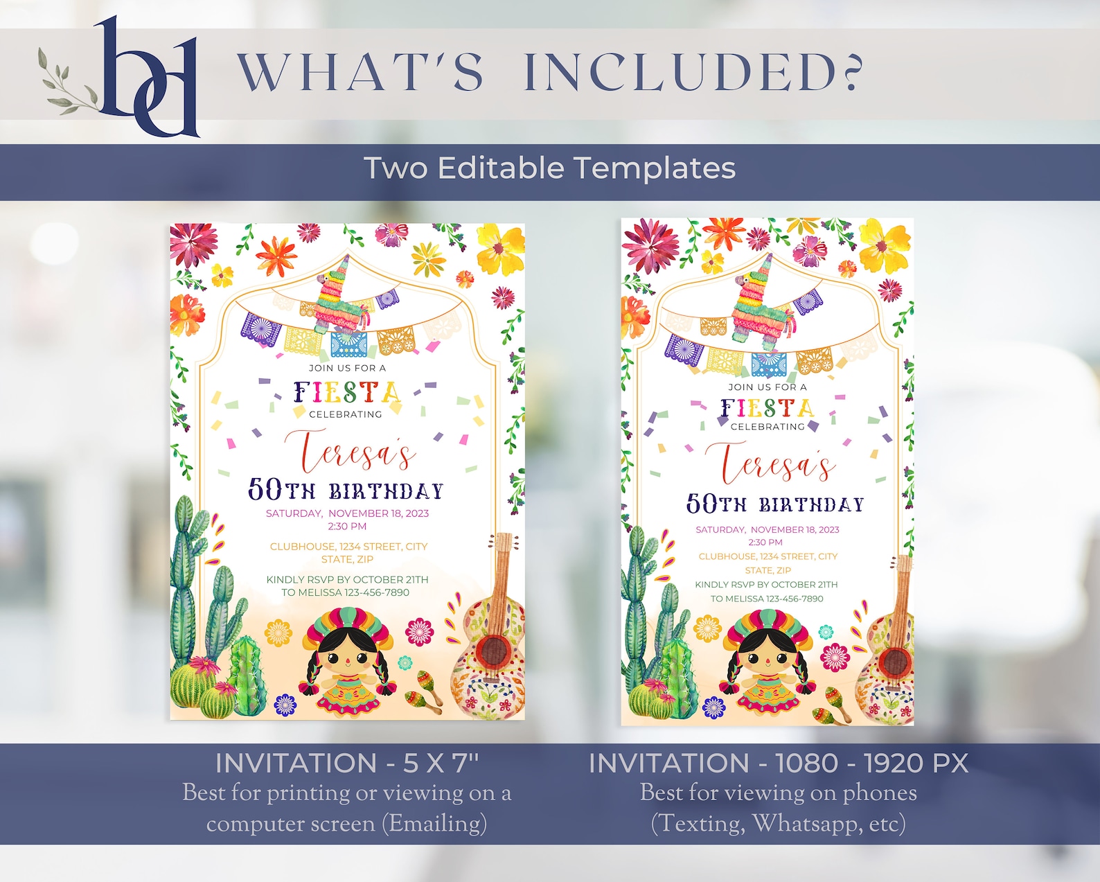 Mexican Birthday Invitation Template Any Age, Editable Fiesta Birthday ...