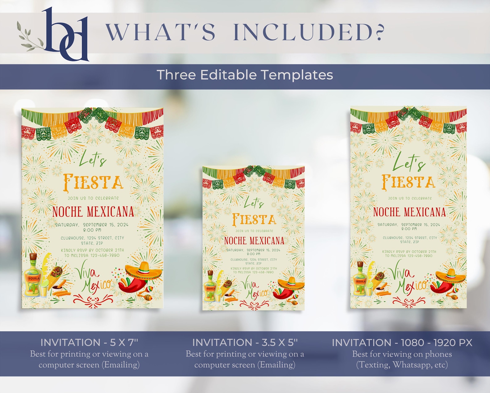Editable Lest Fiesta Invitation Template, Mexican National Holiday ...