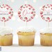 Strawberry Cupcake Toppers Template, Berry 1st Birthday Cupcake Toppers ...