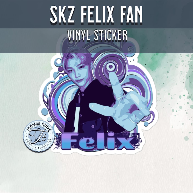 SKZ Felix Fan - Sticker - Stay - Vinyl - Indoor / Outdoor - K-POP ...