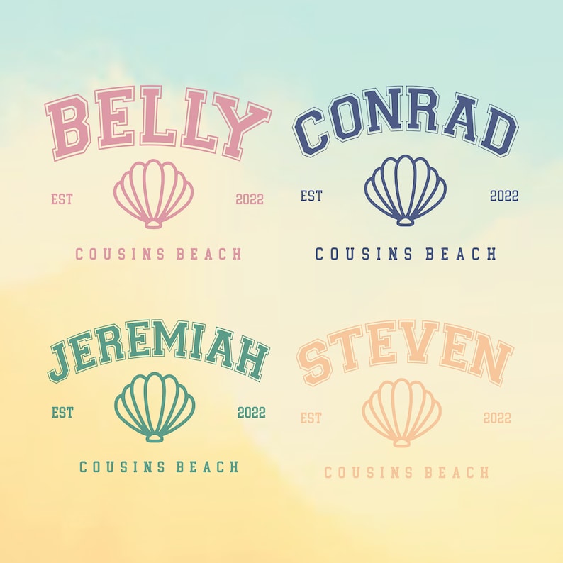 The Summer I Turned Pretty PNG Cousins Beach PNG Summer - Etsy Ireland