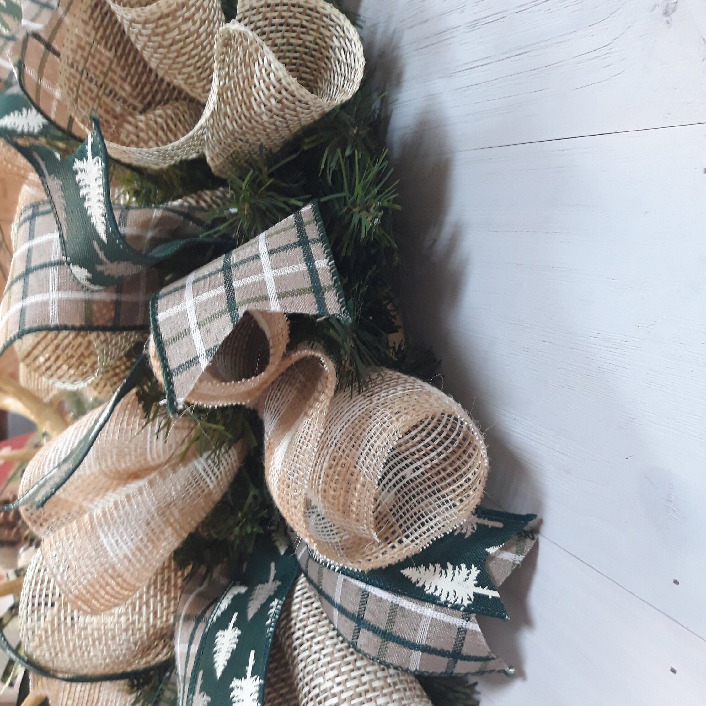 Rustic Fall Hunting Wreath, Cabin Decor, Gone Hunting Lodge Wreath ...