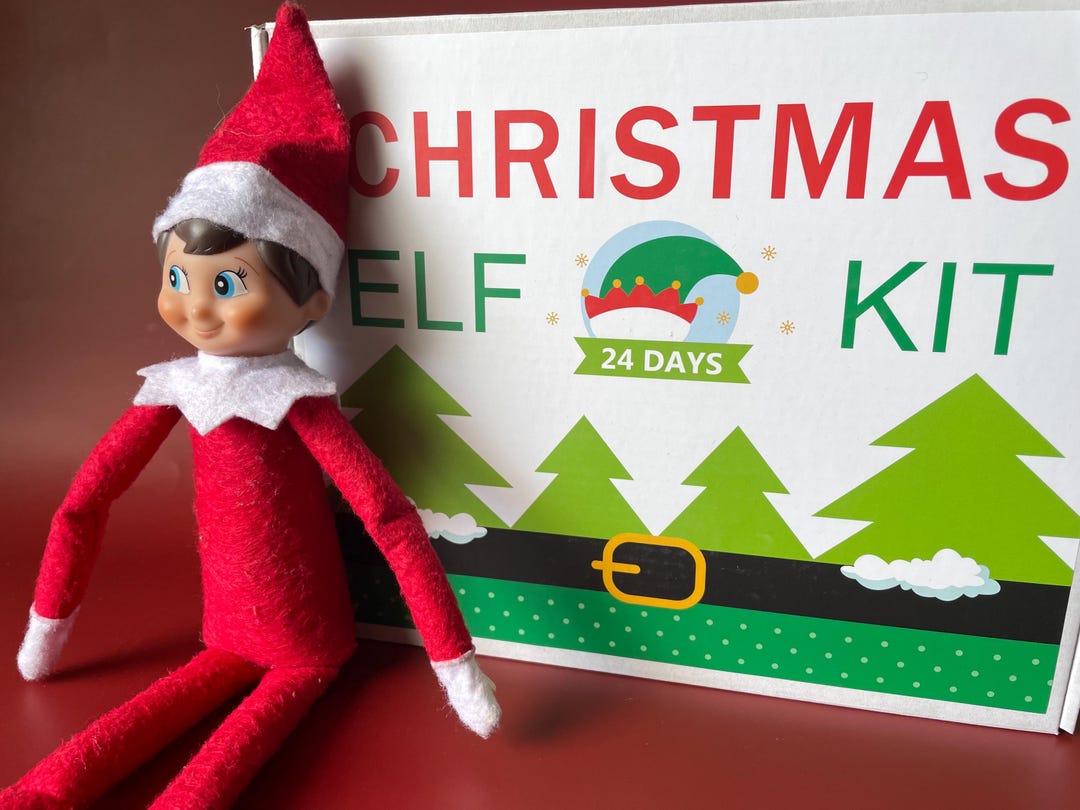 24 Day Elf Survival Kit, Elf on the Shelf Accessories - Etsy