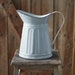 Metal 11.5 Decorative Ivory Milk Pitcher Tabletop Centerpiece Display ...