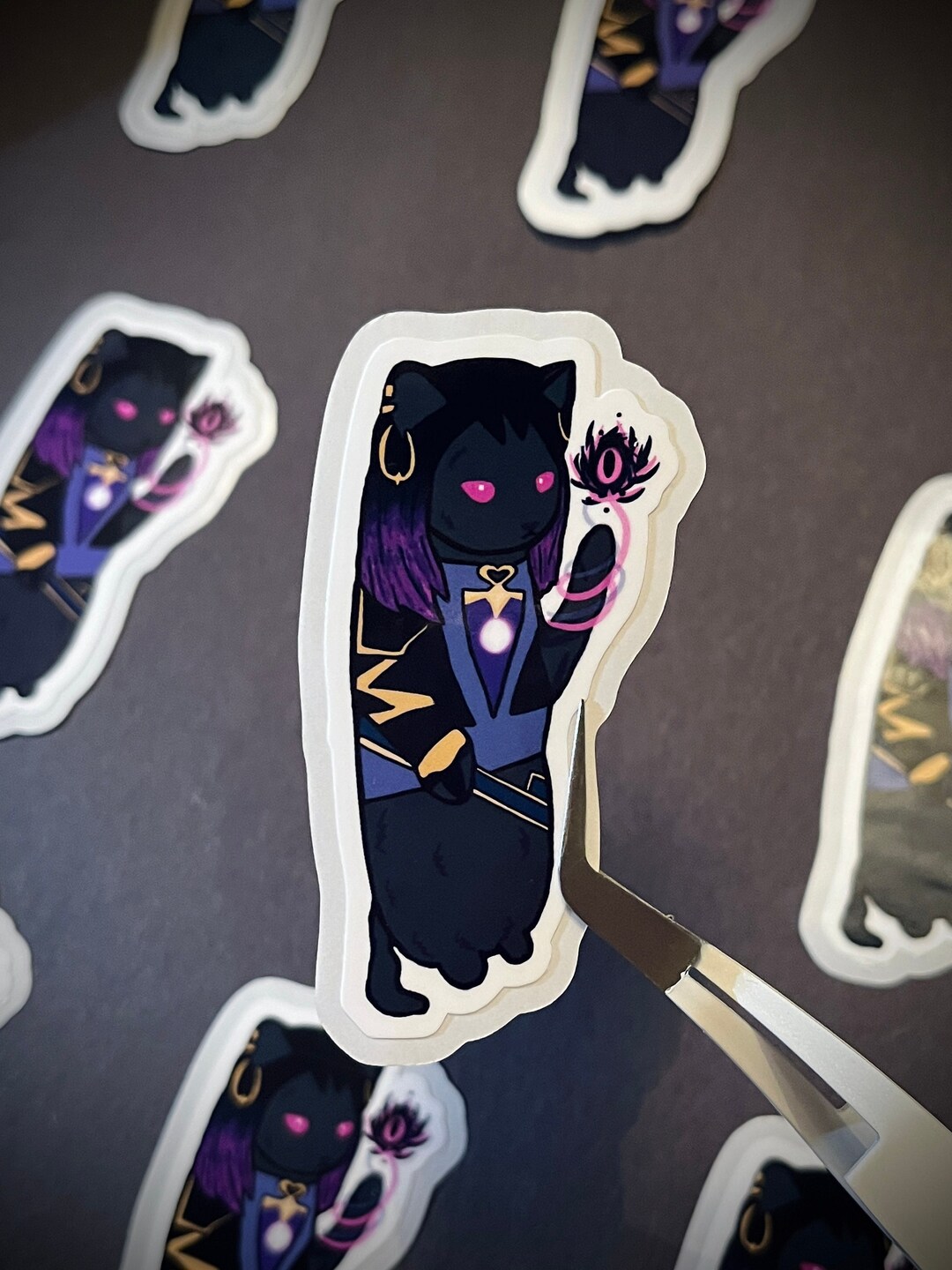Reyna Cat valorant Waterproof Sticker - Etsy