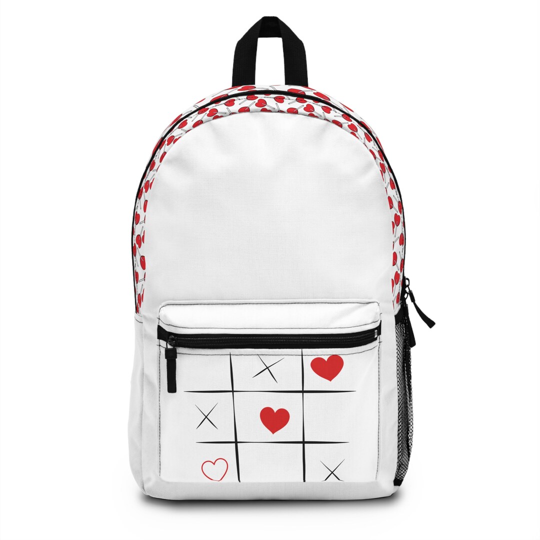 Tic Tac Toe Hearts XOXO Lollipop Hearts Backpack - Etsy