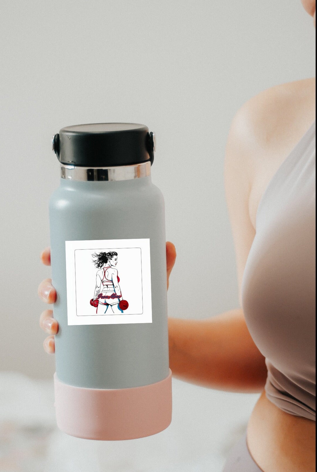 Iron Mom Kiss Cut Vinyl Sticker Empowering Fitness Mom Decal Red White and Blue - Etsy