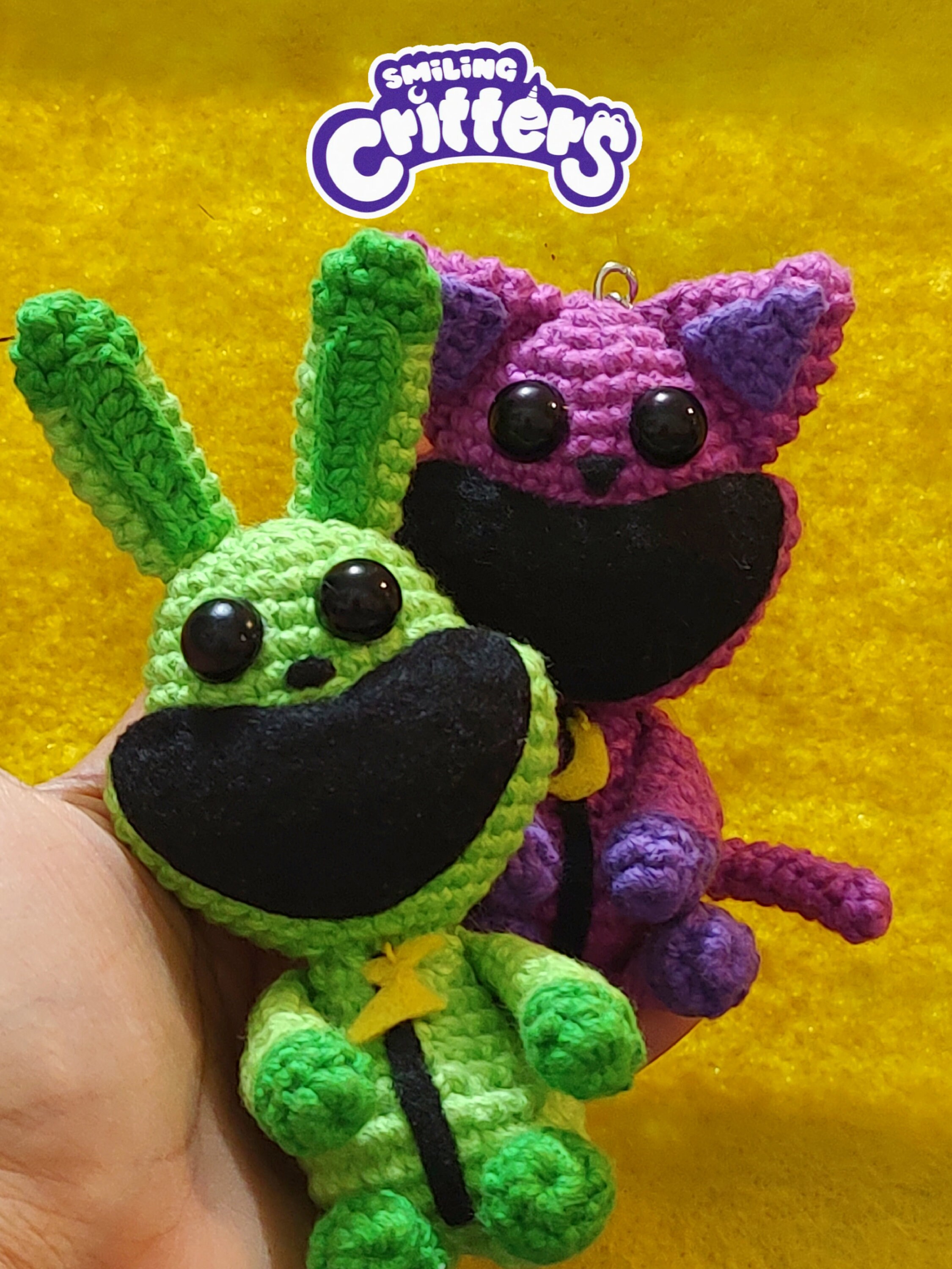 SMILING CRITTERS Catnap and Hoppyhopscotch BY Witch of Crochet Spanish ...