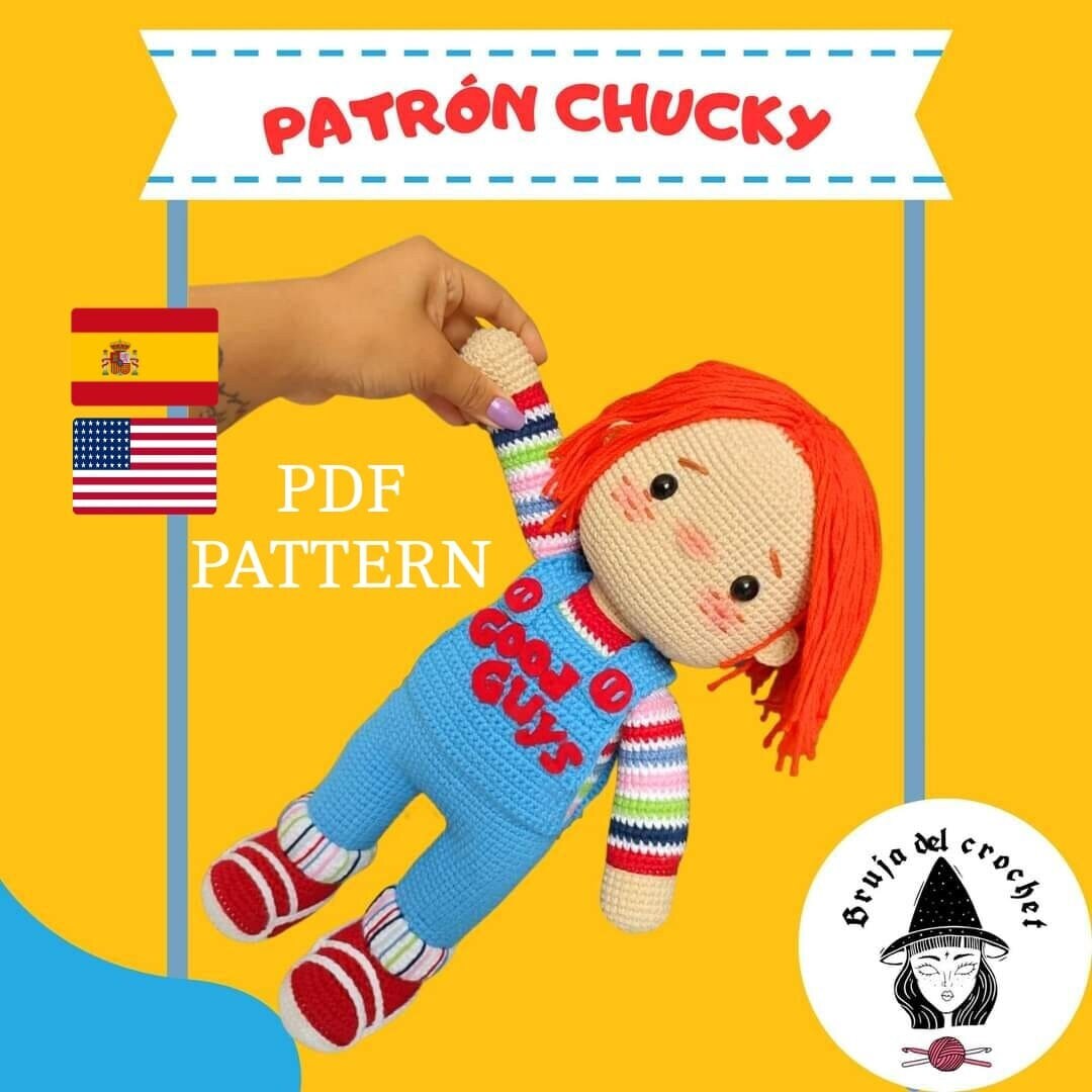 AMIGURUMI CHUCKY PATTERN Spanish and English - Etsy
