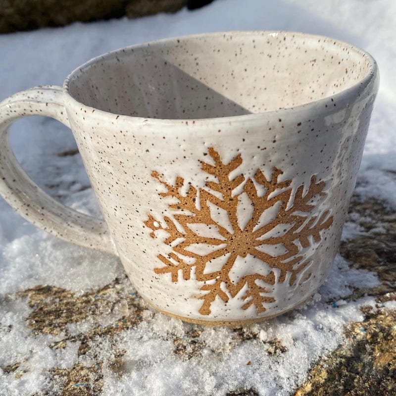 Snowflake Mug - Etsy