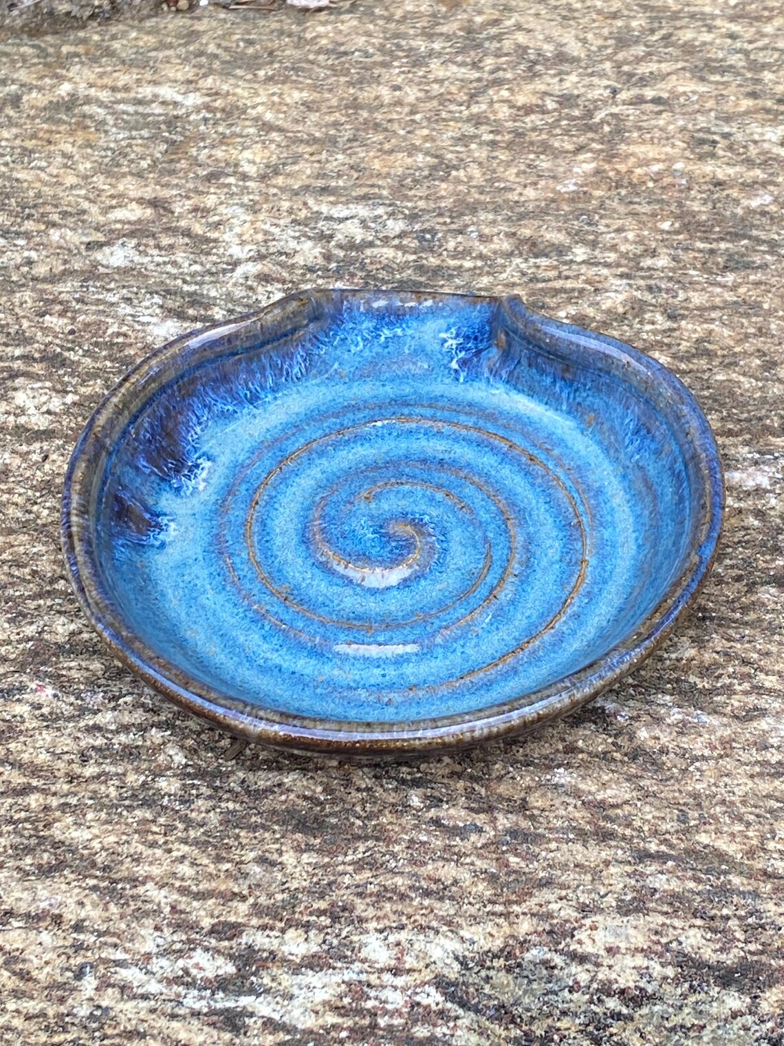 Handmade Pottery Spoon Rest, Ceramic Spoon Rest, Pottery Spoon Rest ...