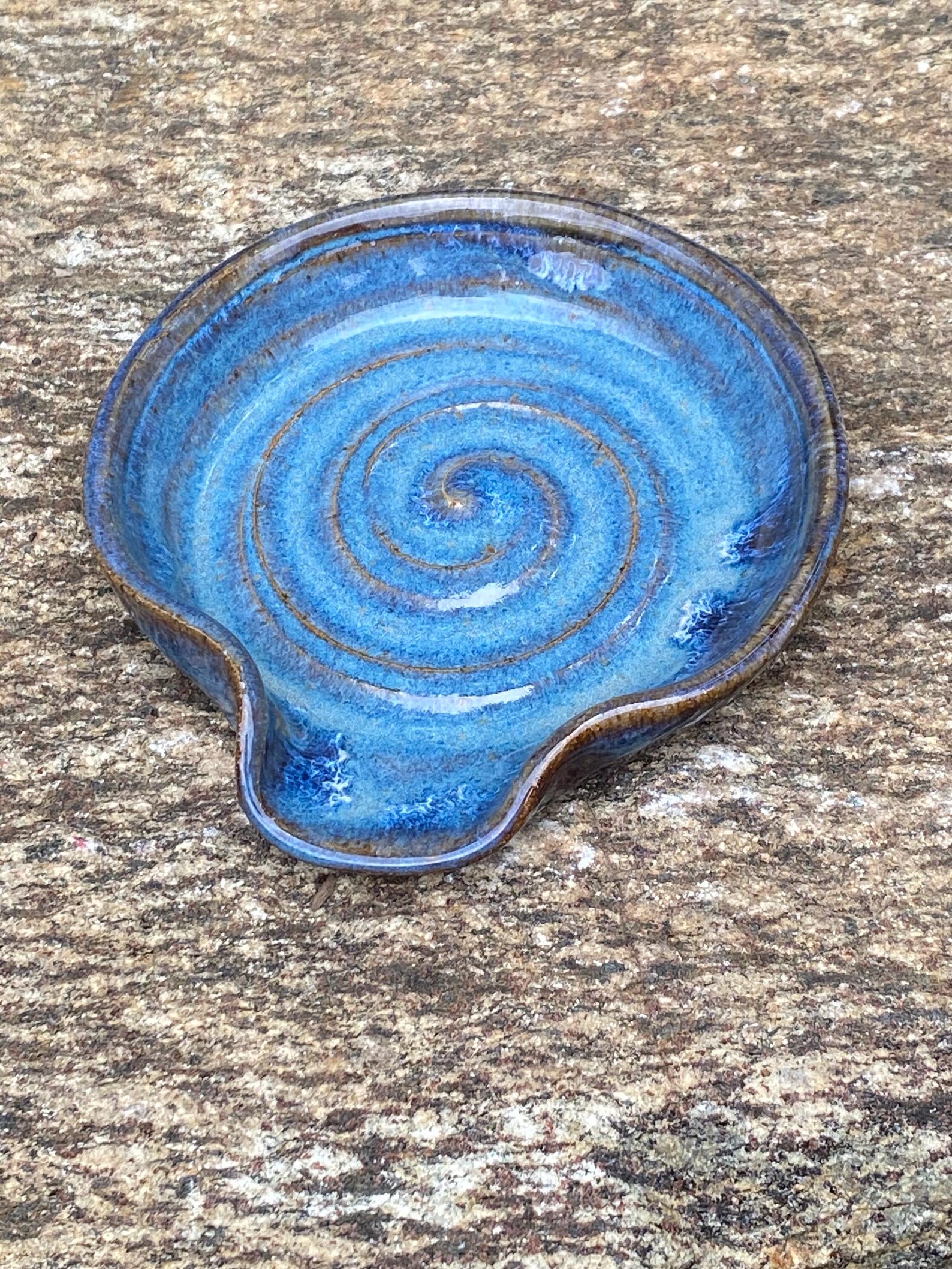 Handmade Pottery Spoon Rest, Ceramic Spoon Rest, Pottery Spoon Rest ...