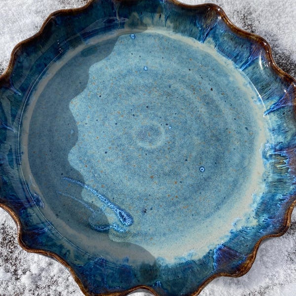 Ceramic Pie Plate - Etsy