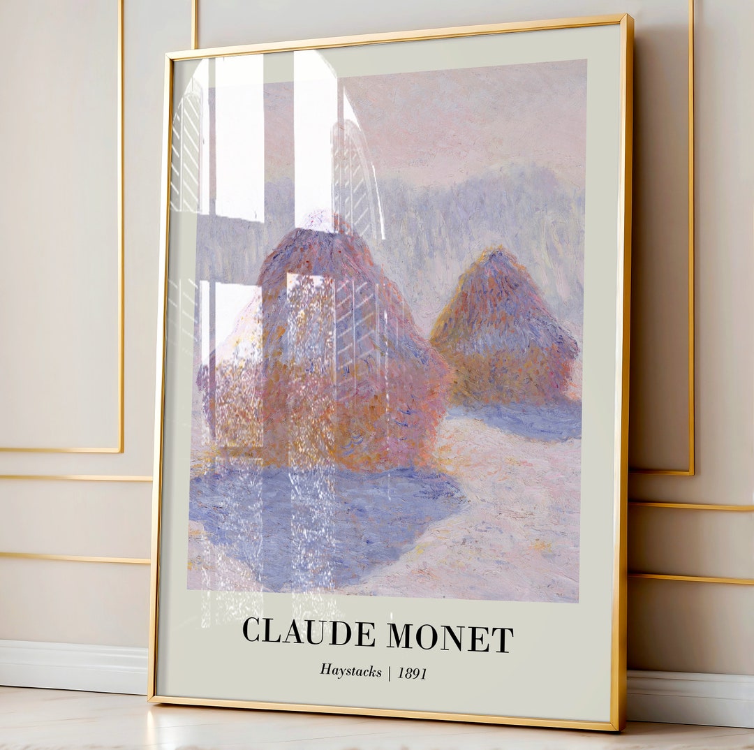 Claude Monet Poster | Claude Monet Wall Art | Vintage Landscape Poster ...