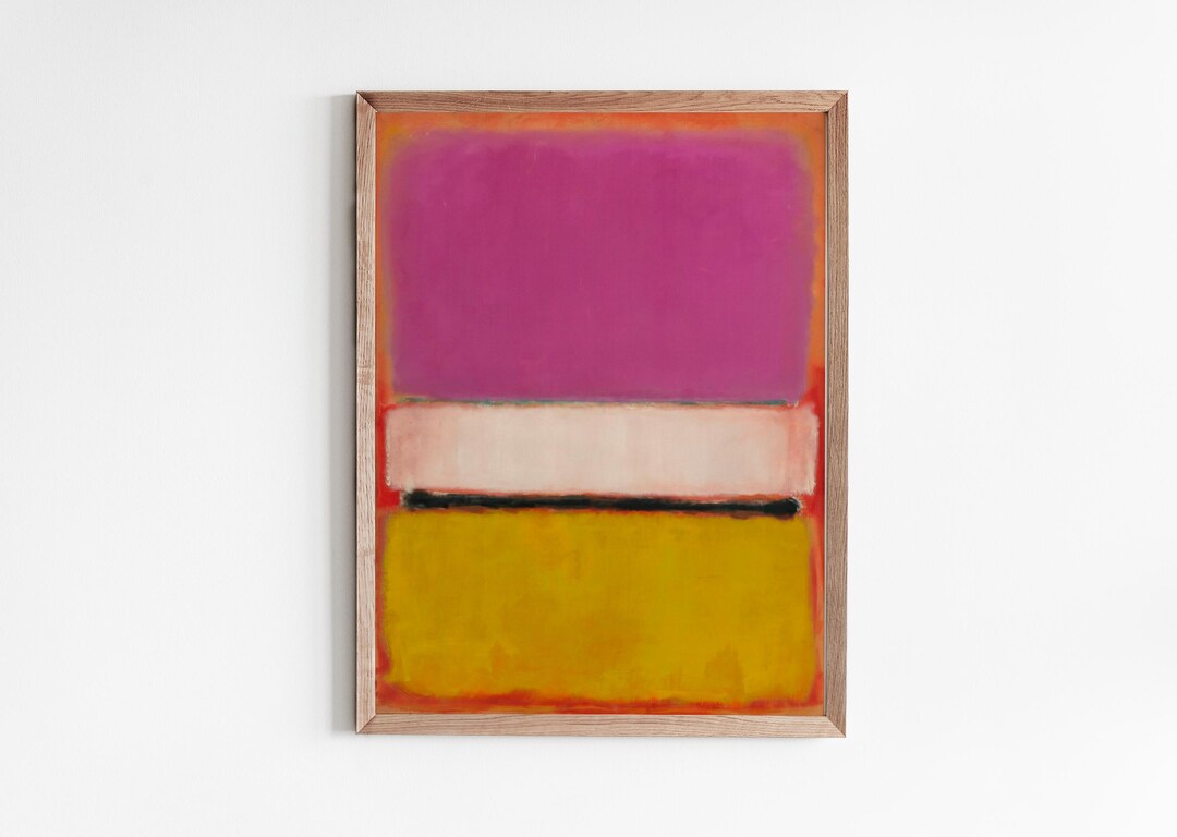 Mark Rothko Wall Art | Mark Rothko Prints | Vintage Abstract Wall Art ...