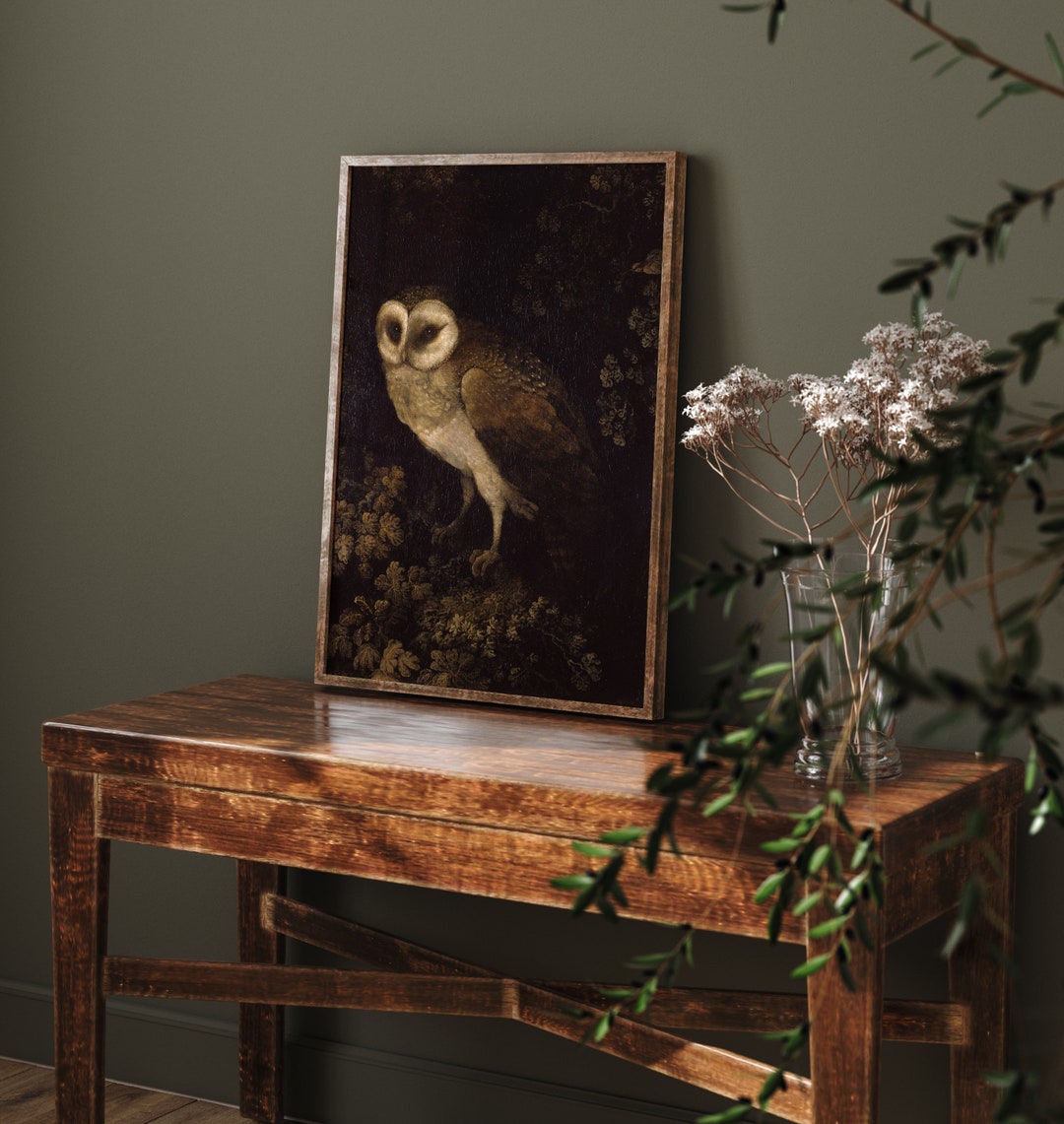 An Owl C. 1780-1790 Moses Haughton Wall Art Vintage Owl Printable ...