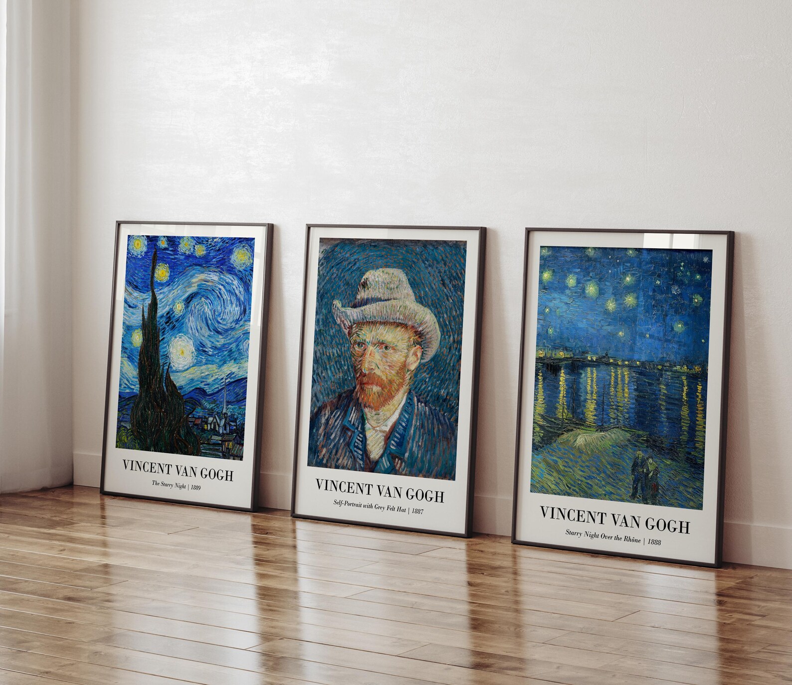 Van Gogh Posters Set of 9 Vincent Van Gogh Wall Art Vintage Poster ...