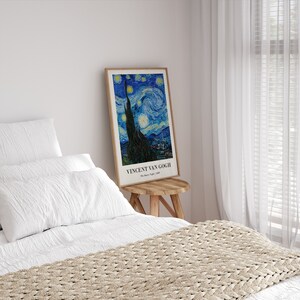 Van Gogh Posters Set of 9 Vincent Van Gogh Wall Art Vintage Poster ...