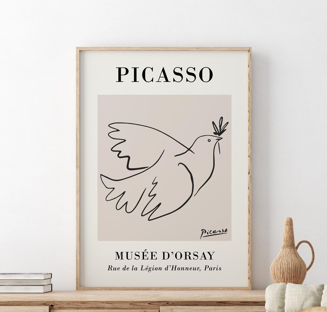 Pablo Picasso Poster | Pablo Picasso Wall Art | Neutral Home Decor ...