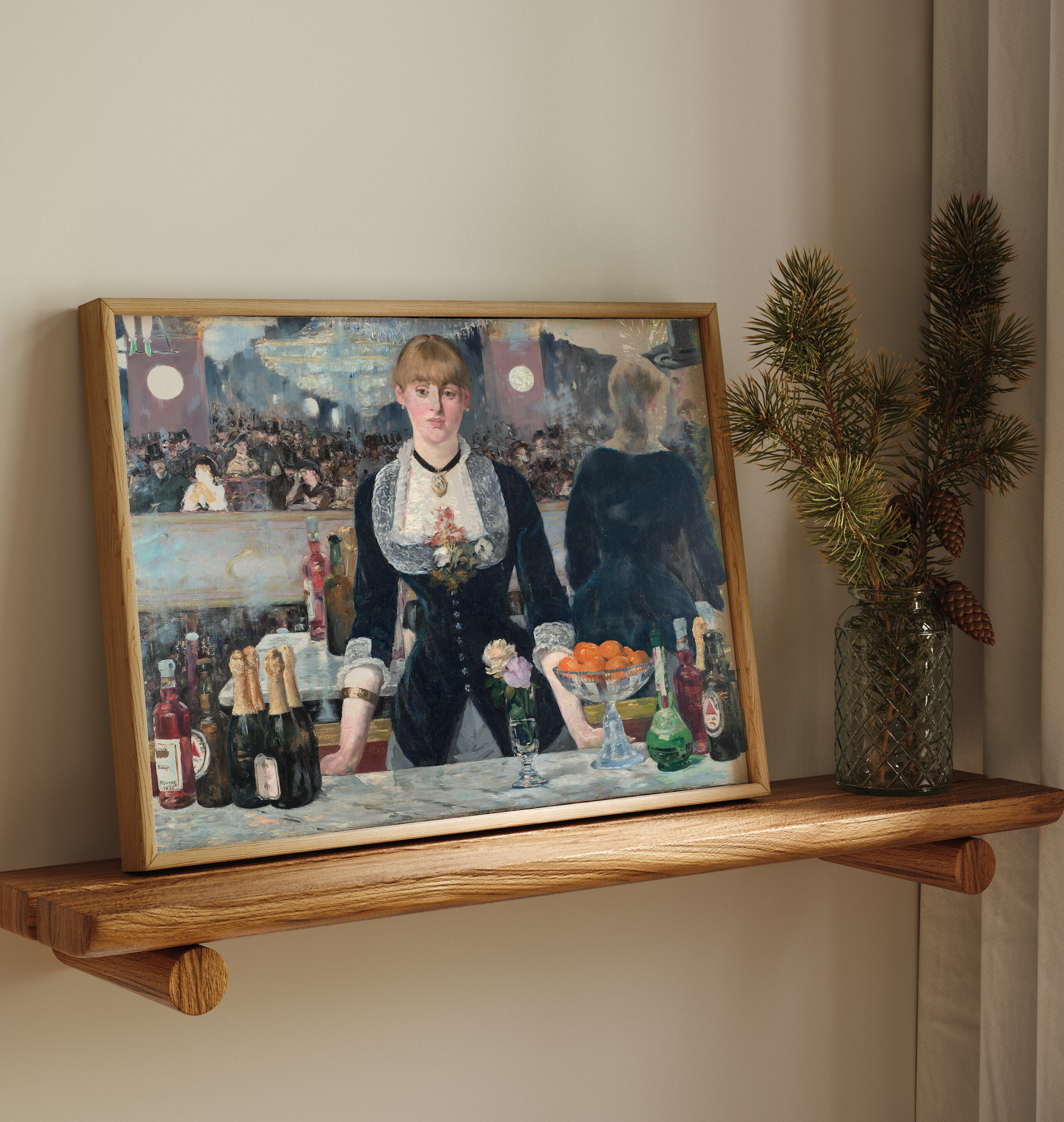 A Bar at the Folies-bergère C. 1882 | Edouard Manet Wall Art | Vintage ...