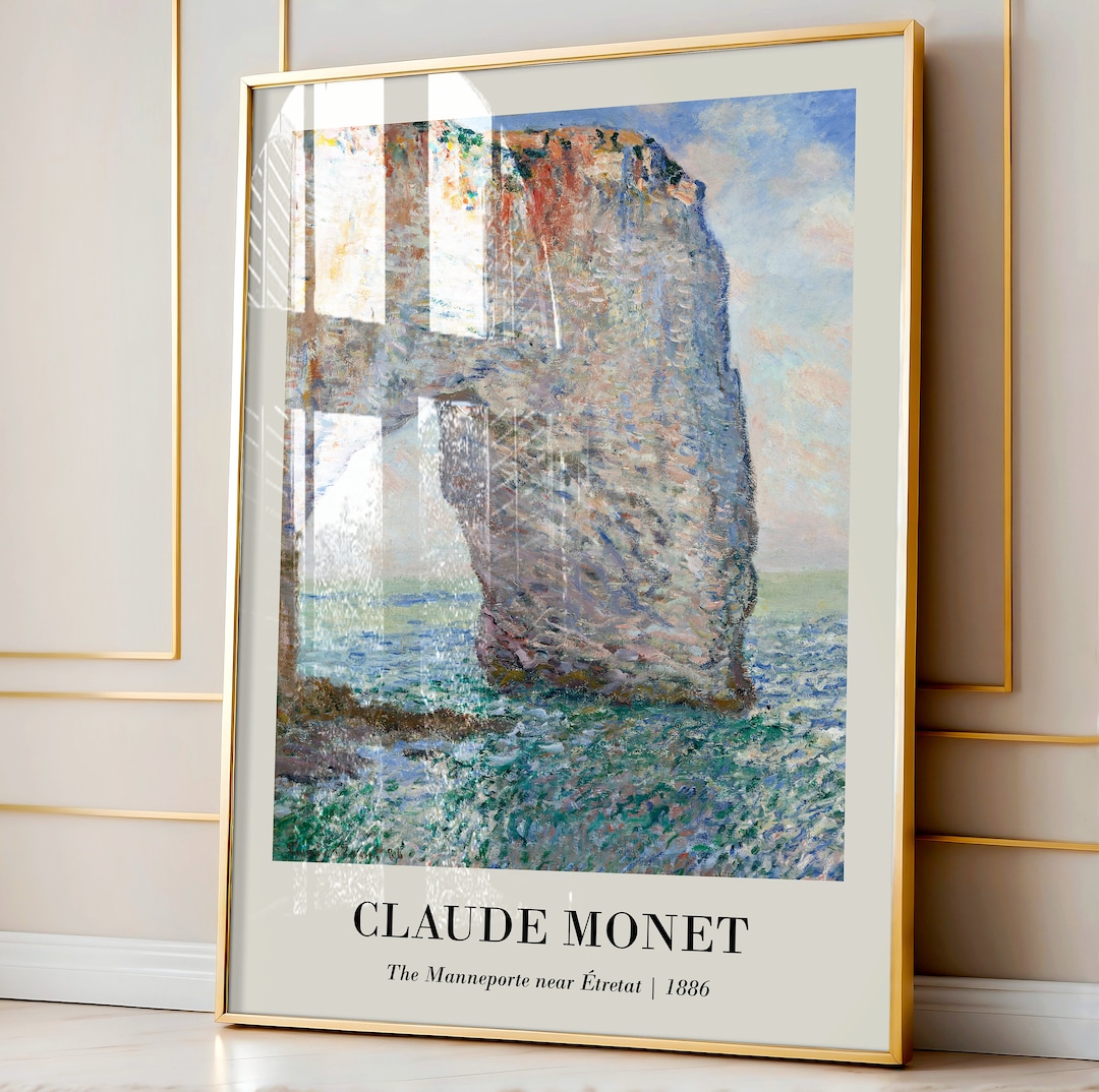 Claude Monet Poster | Claude Monet Wall Art | Vintage Woman Poster ...