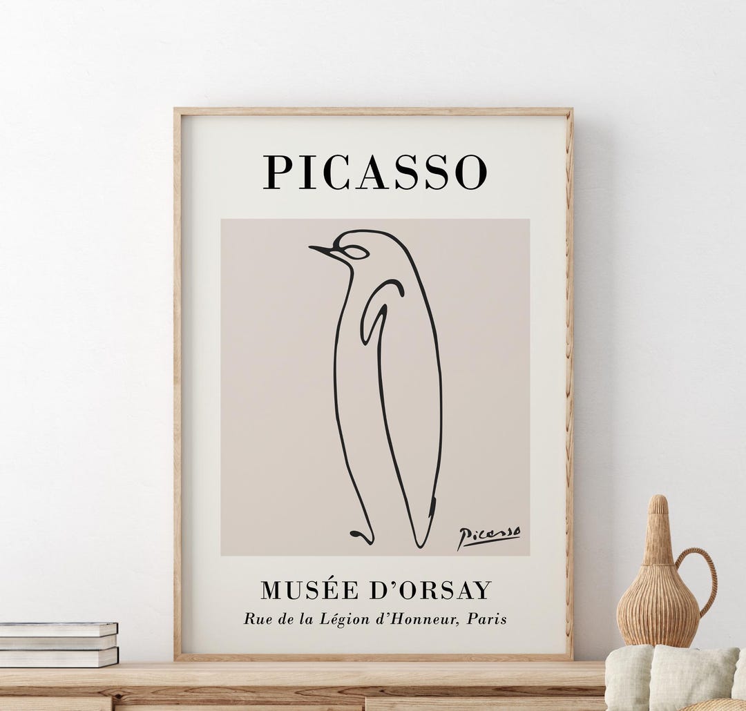 Pablo Picasso Poster | Pablo Picasso Wall Art | Neutral Home Decor ...