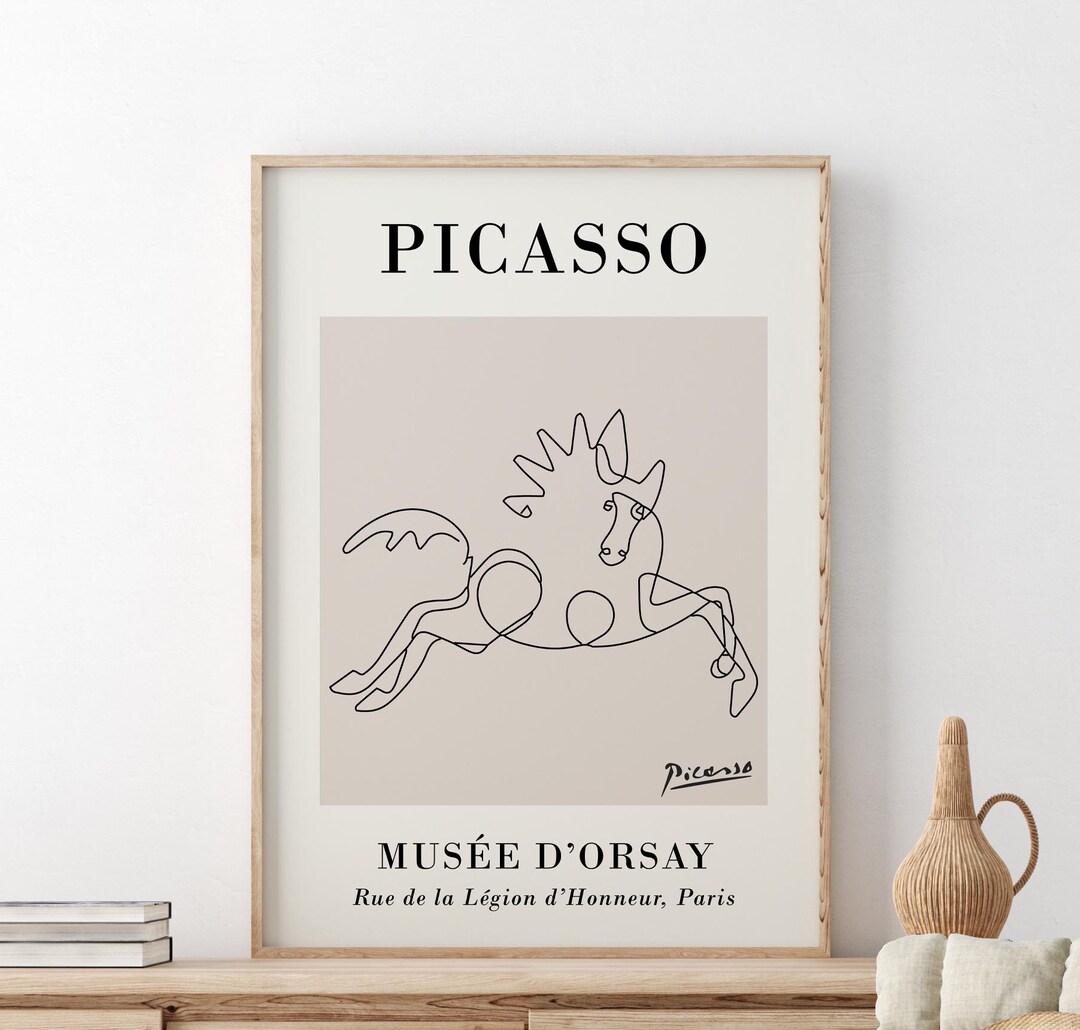 Pablo Picasso Poster | Pablo Picasso Wall Art | Neutral Home Decor ...