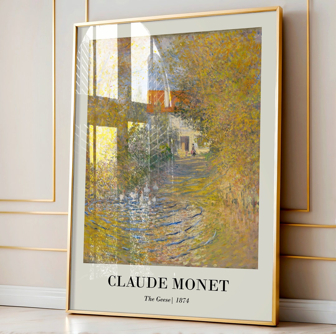 Claude Monet Poster | Claude Monet Wall Art | Neutral Home Decor ...