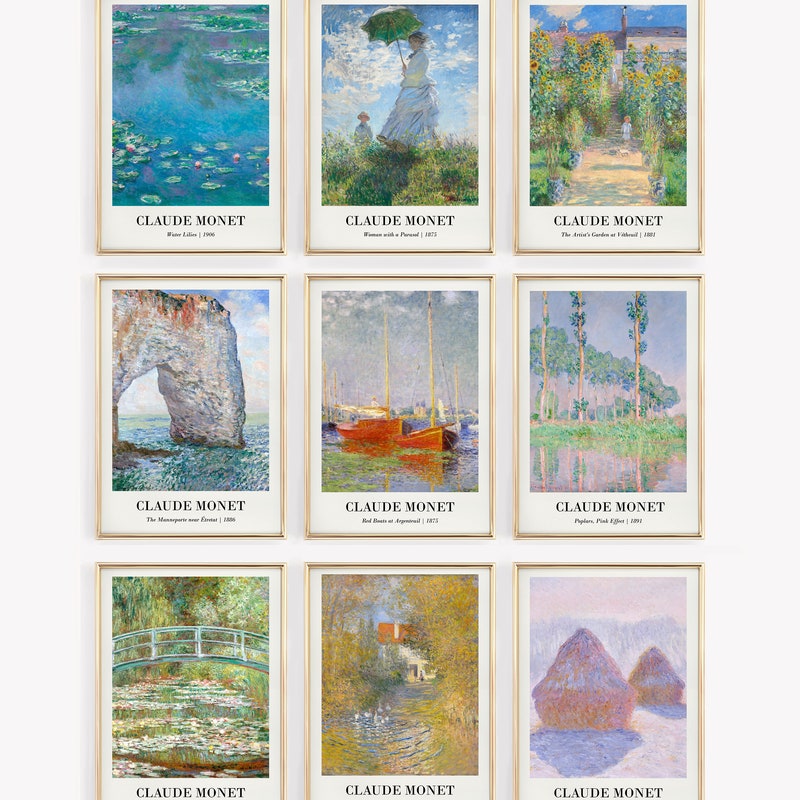 Claude Monet Poster - Etsy