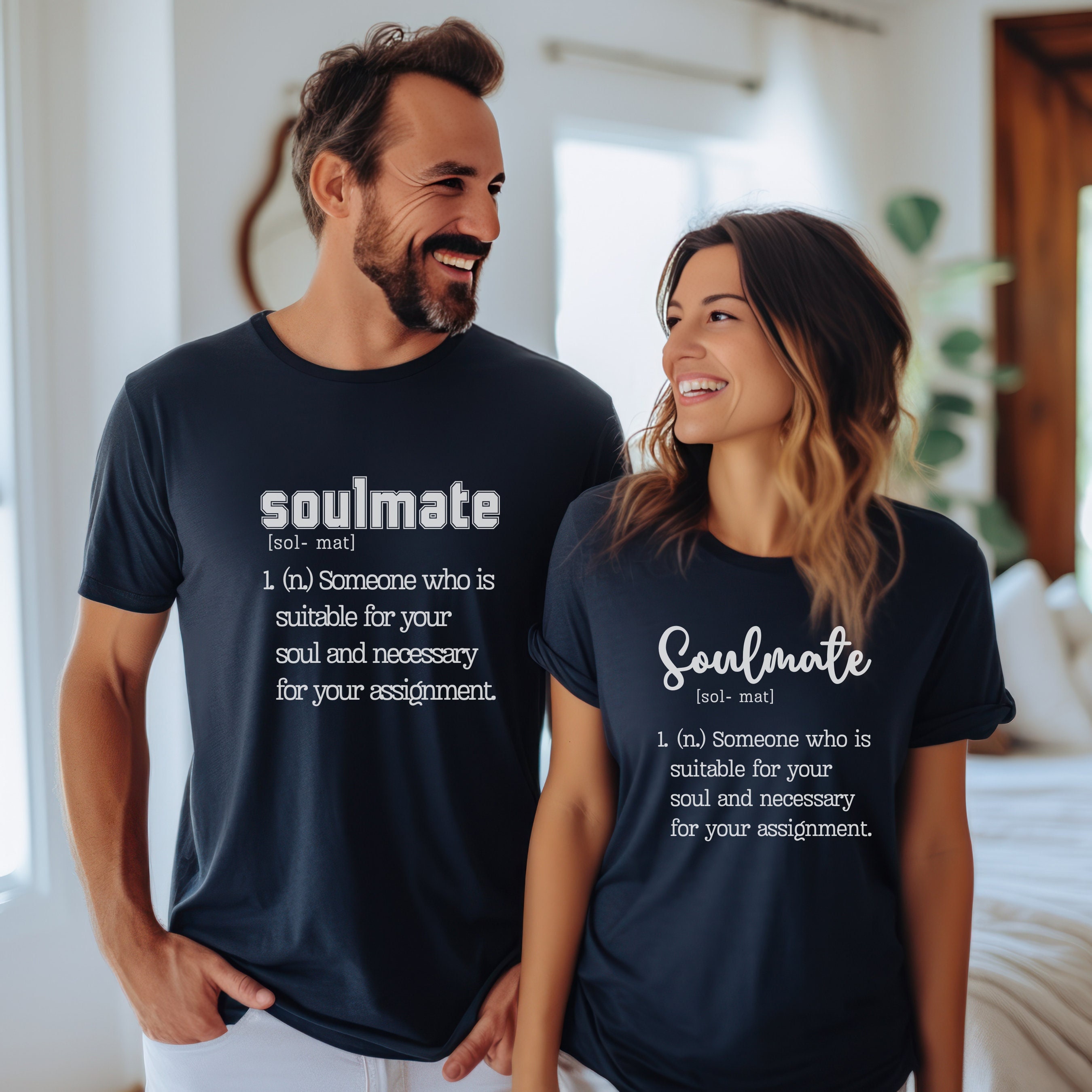 Soulmate Defined Couple Matching Shirts Trendy Christian Inspired ...