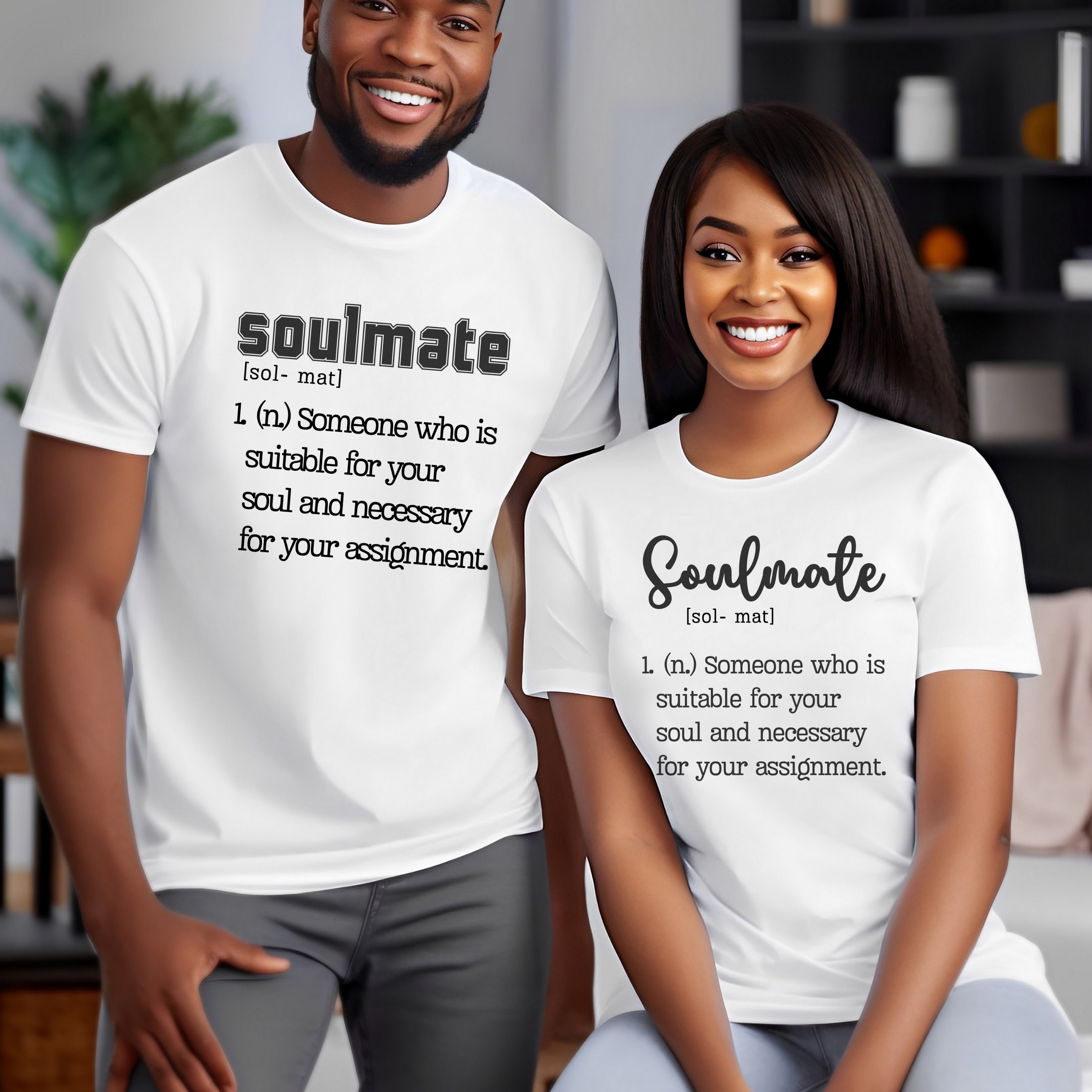 Soulmate Defined Couple Matching Shirts Trendy Christian Inspired ...