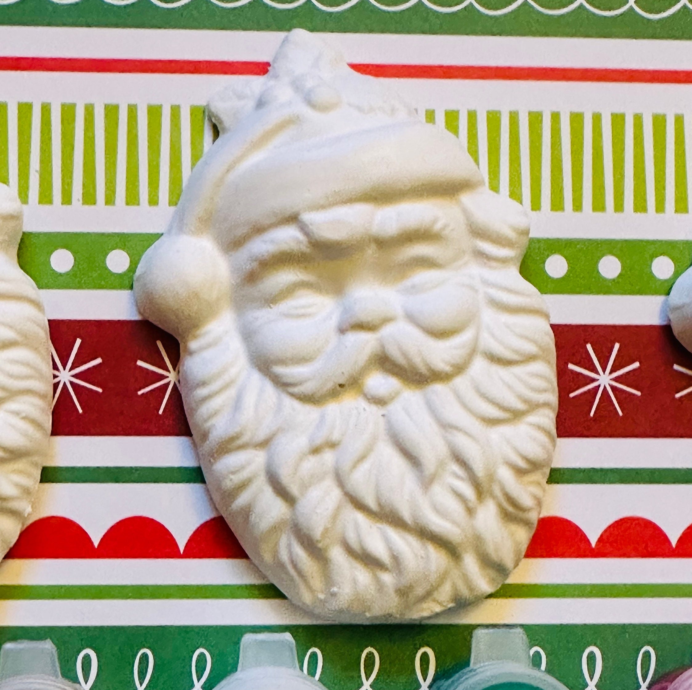 Santa Ready to Paint Plaster Crafts, Set of 6, Painting Crafts ...
