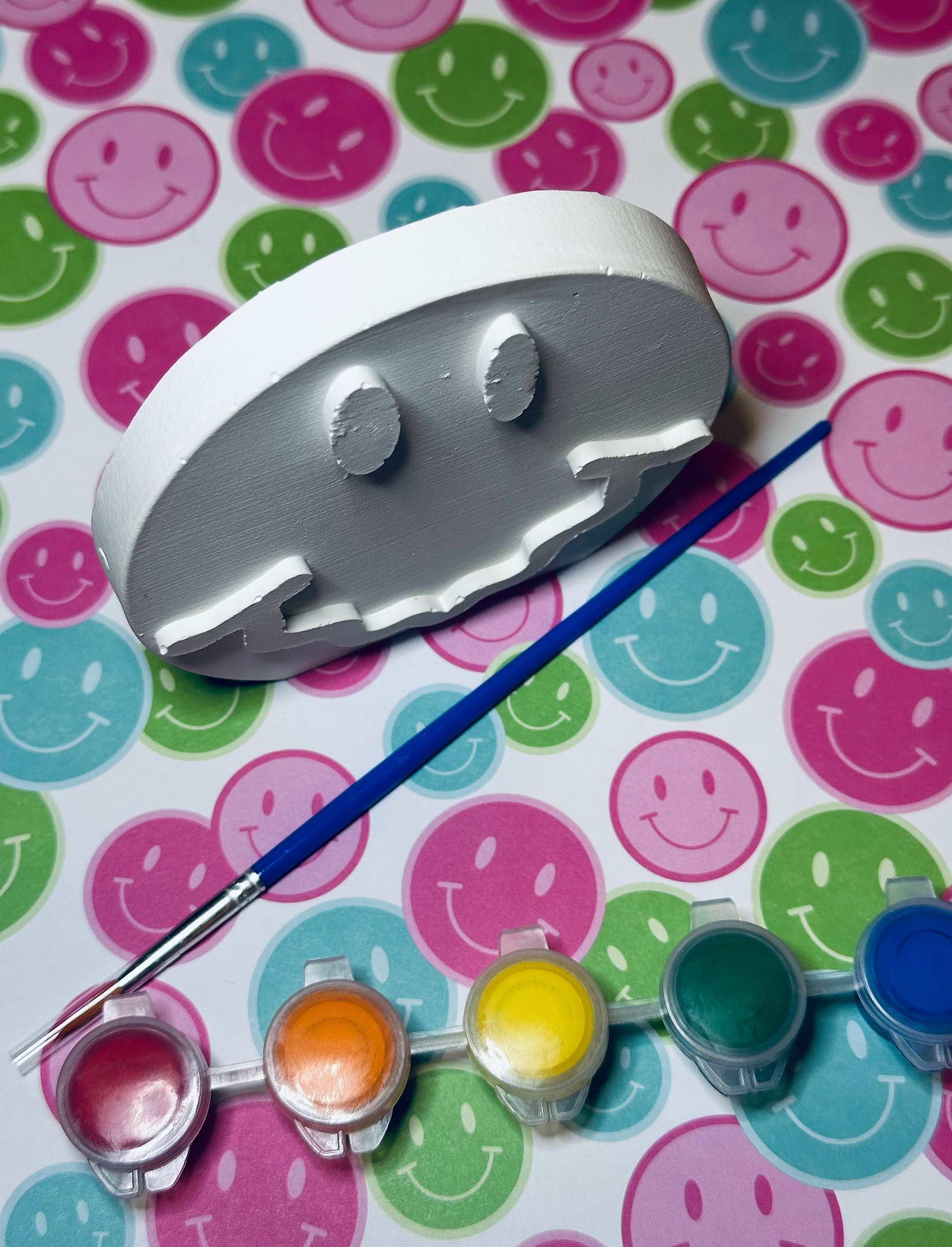 Swiggly Smile Plaster Craft Kit, Kids Plaster Crafts, Smile Kids Crafts ...