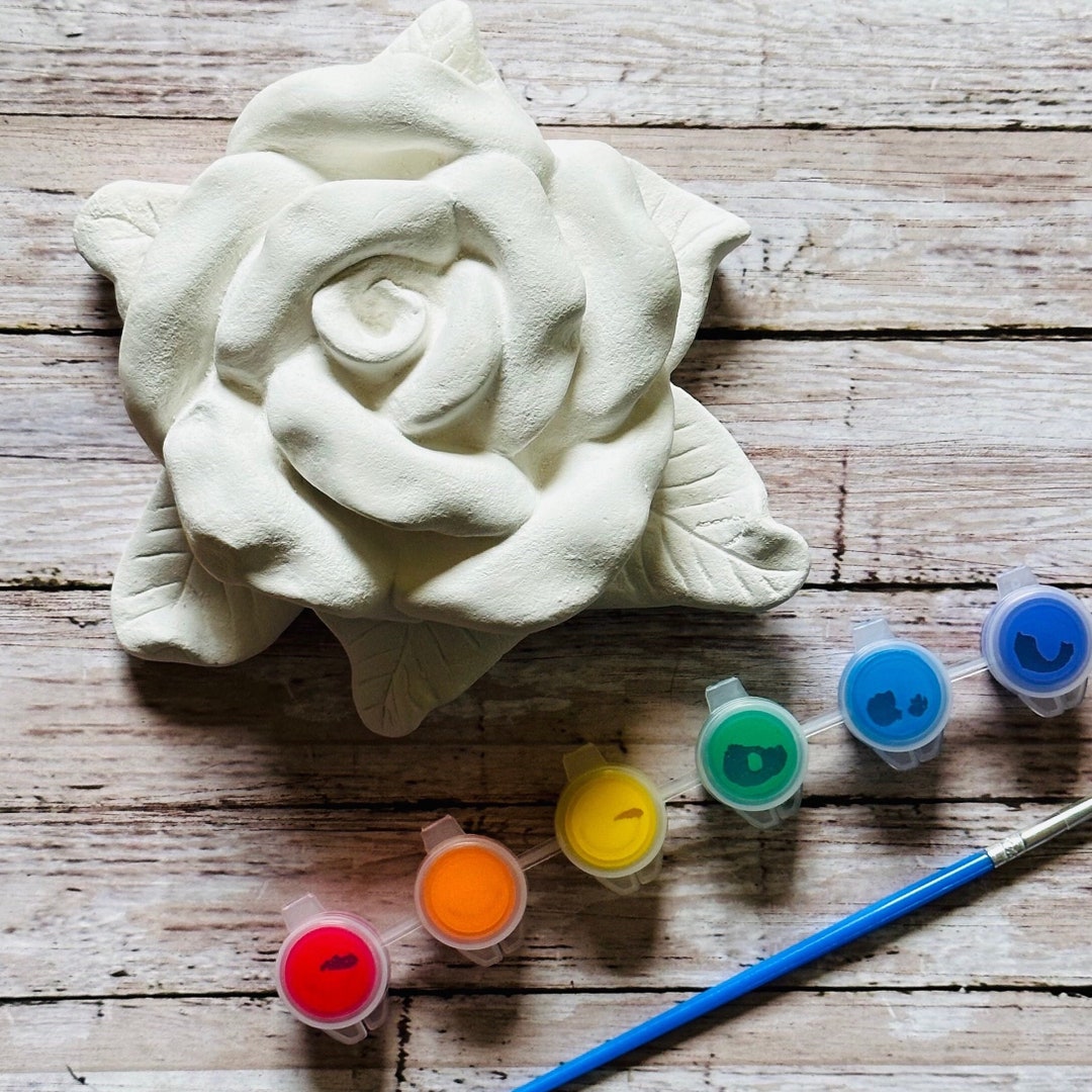 Rose Plaster Craft Kit| Party Bags| Spring|party Favors| Decor| Plaster ...