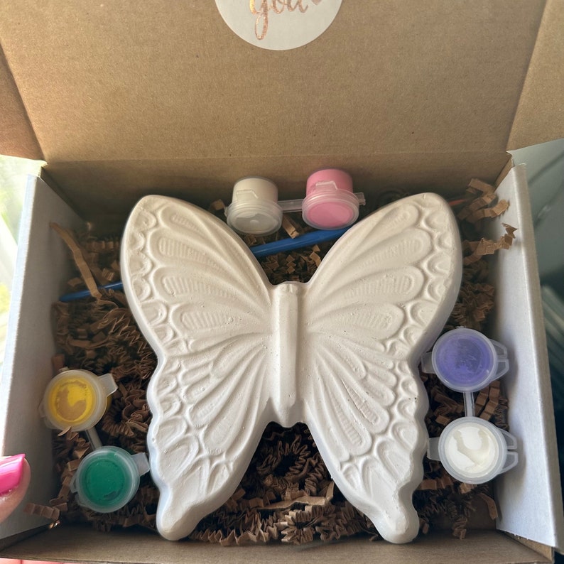 Butterfly Plaster Craft Kit, Party Activity, Ready to Paint, Party ...