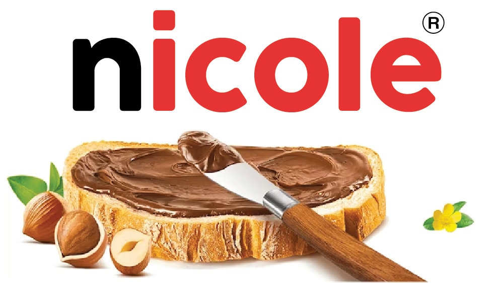 Personalized Nutella Jar Nutella Label Digital File - Etsy