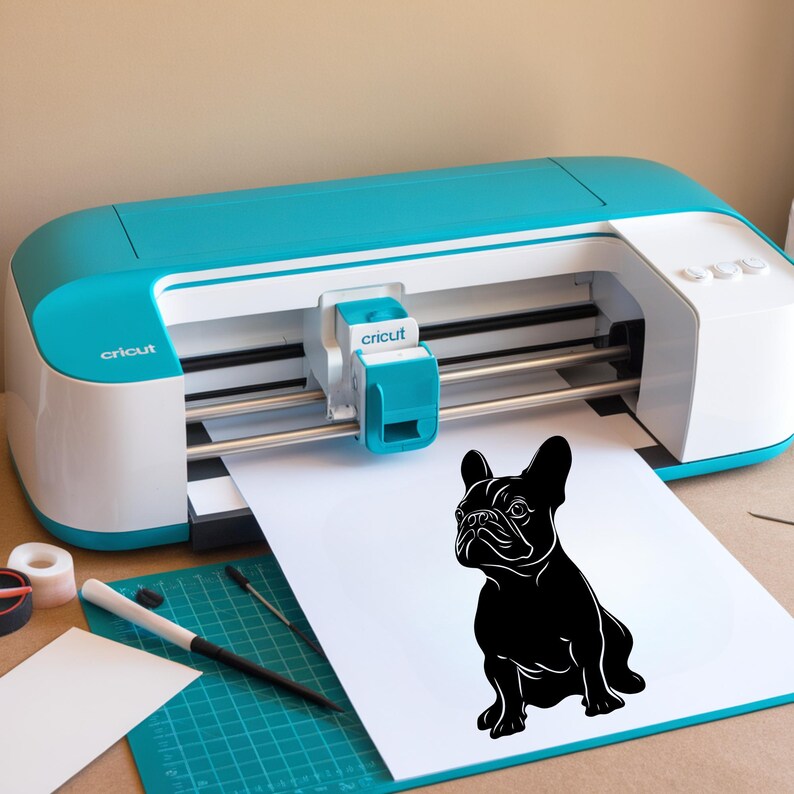 French Bulldog SVG Bundle: 10 Frenchie Silhouette Cut Files (ZIP ...