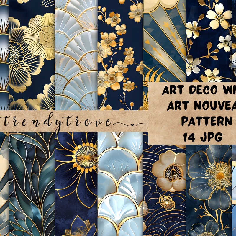 Art Deco Paper - Etsy Australia