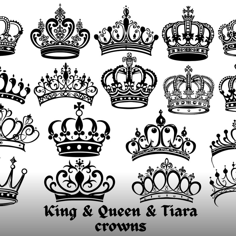 Tiara Clip Art - Etsy