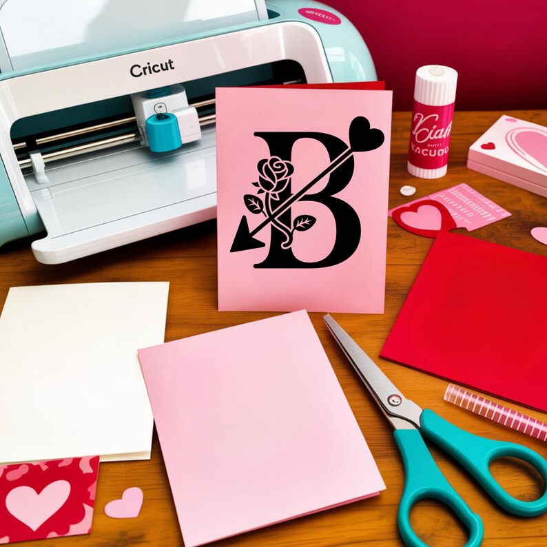 Valentine Alphabet SVG – Love Letter Cut Files (ZIP Download) - Etsy