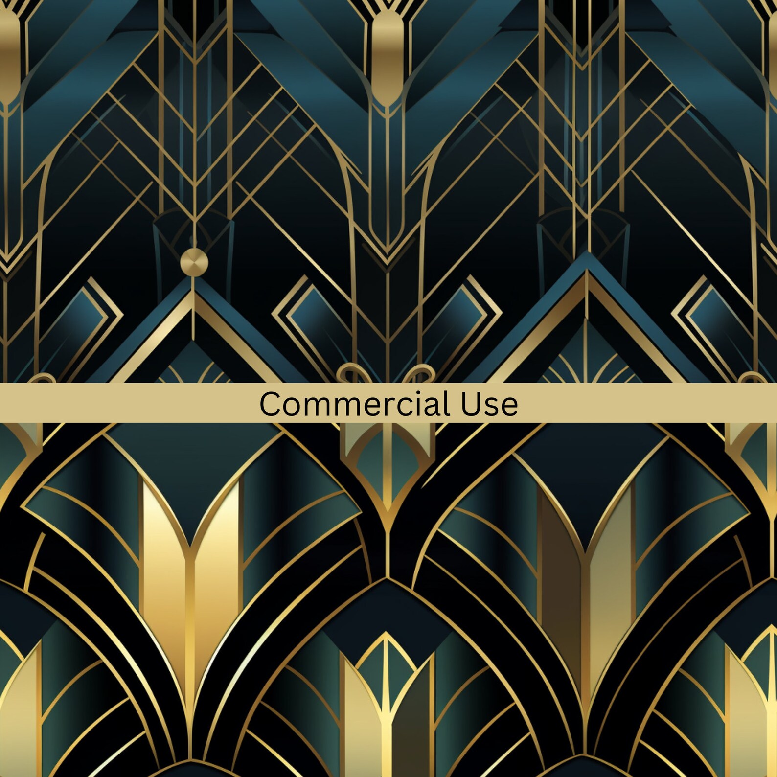 Set of 6 Art Deco Glamour Seamless Patterns Digital - Etsy