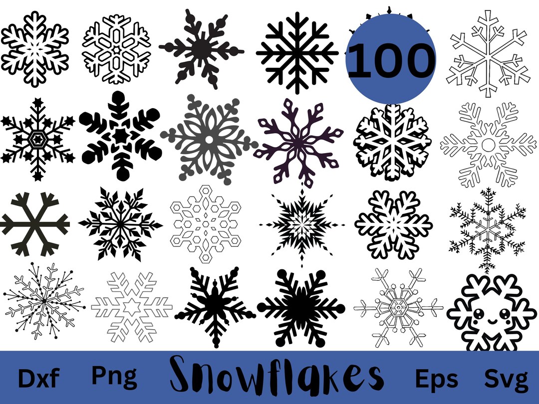 Snowflake SVG Simple Snowflake Cut File Download for Cricut Commercial ...