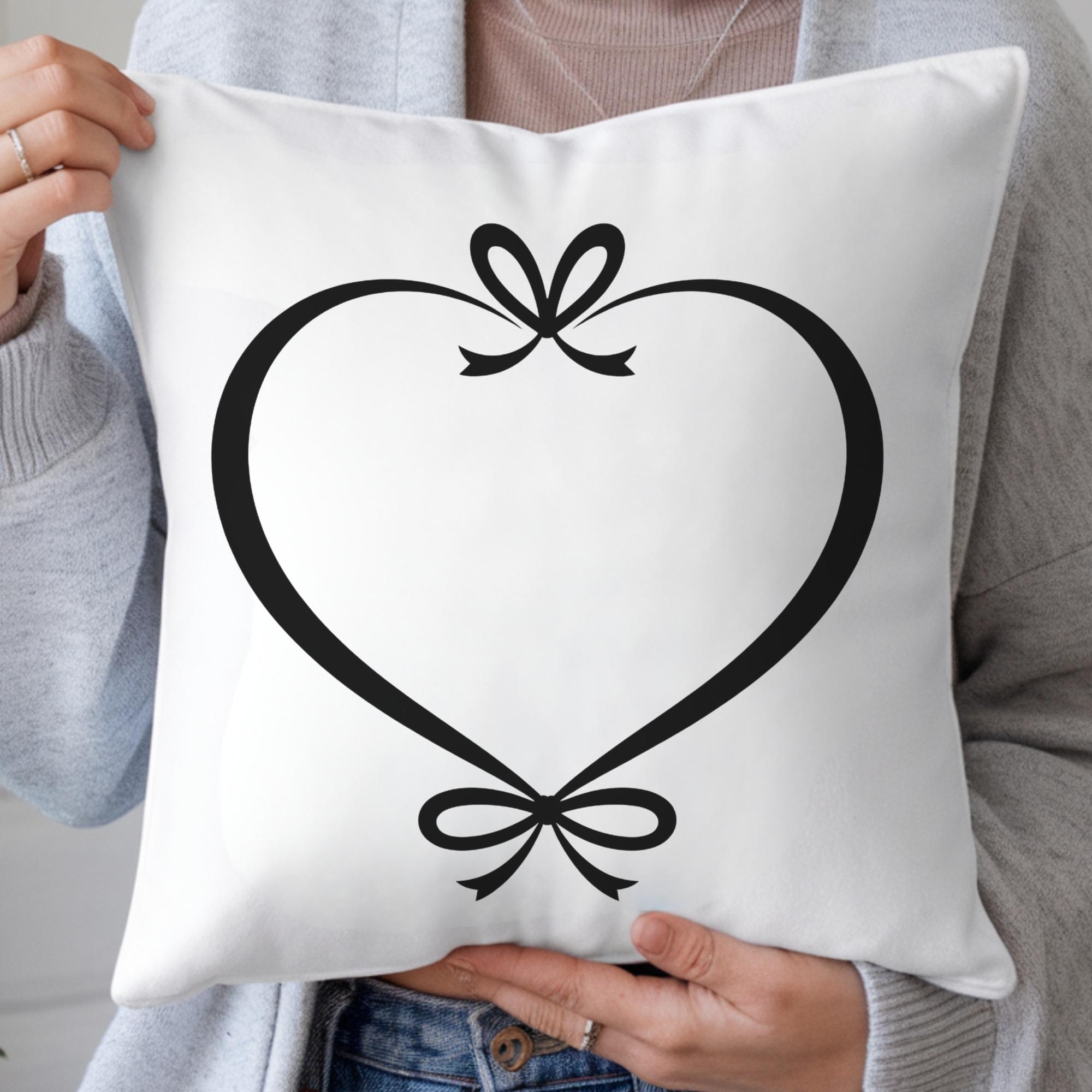 19 Heart Bow SVG Bundle Black Outline Clipart Cut Files - Etsy Canada