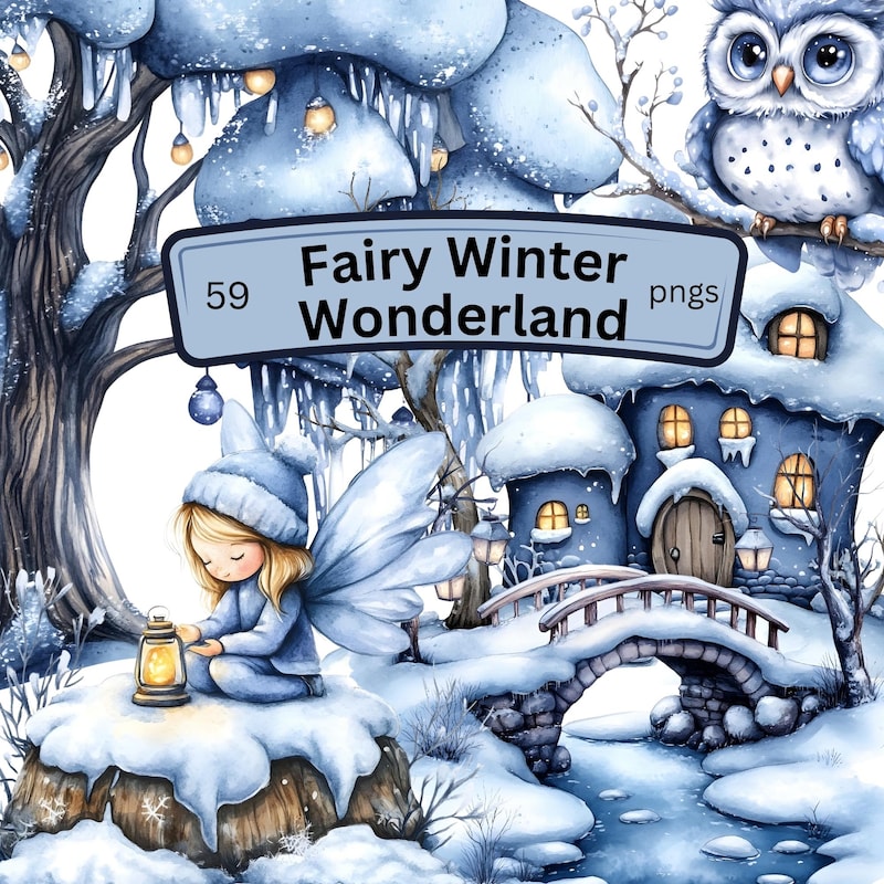 Winter Wonderland Clipart - Etsy