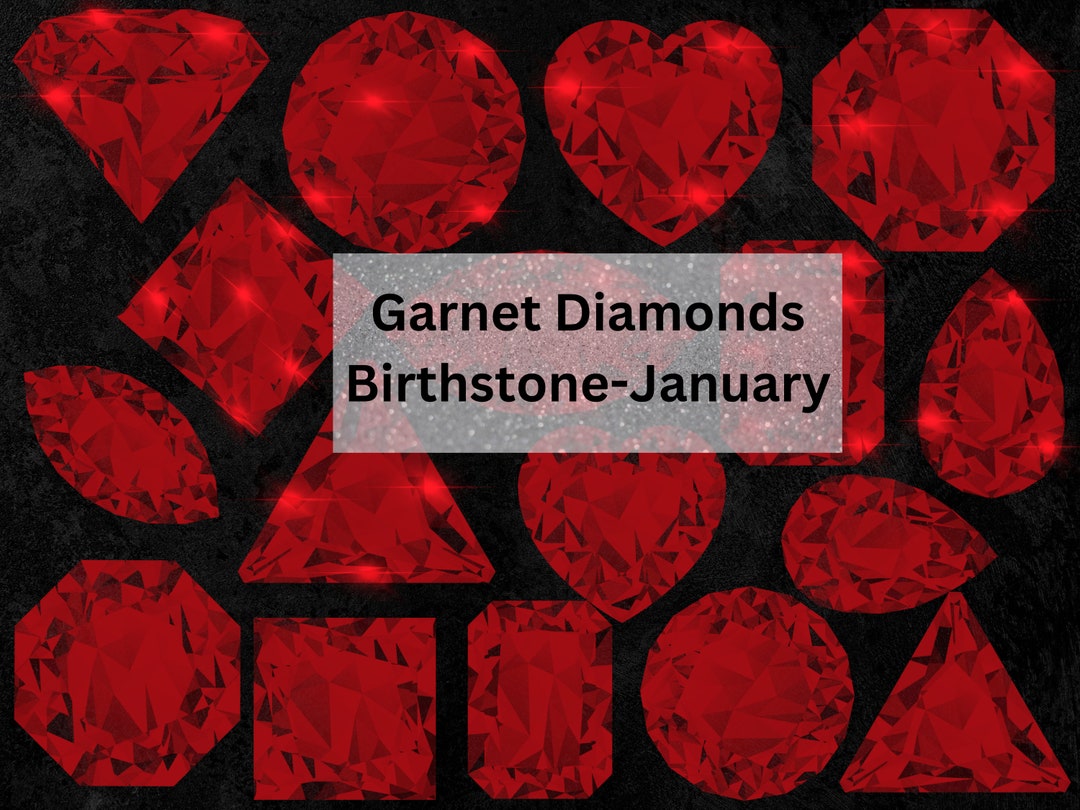 Garnet Diamonds red Birthstone January, Mystical Gems, Gemstones, Birth ...