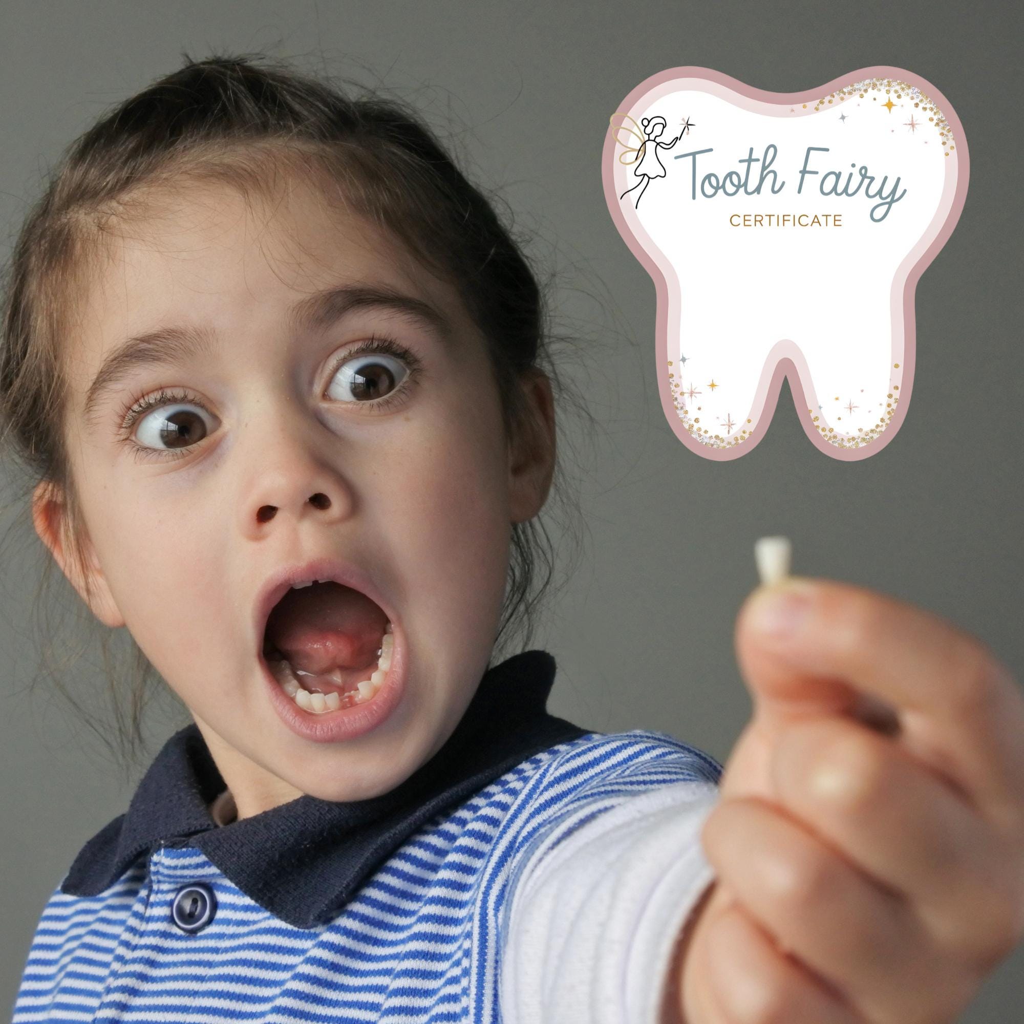 Printable Tooth Fairy Certificate: Lost Tooth Award Keepsake (PDF) - Etsy