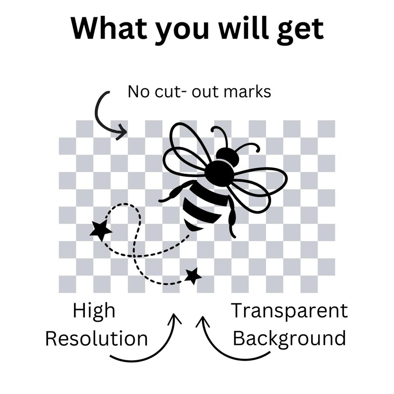 Bee SVG Bundle: Black Outline Line Art Cut Files (digital Download) - Etsy