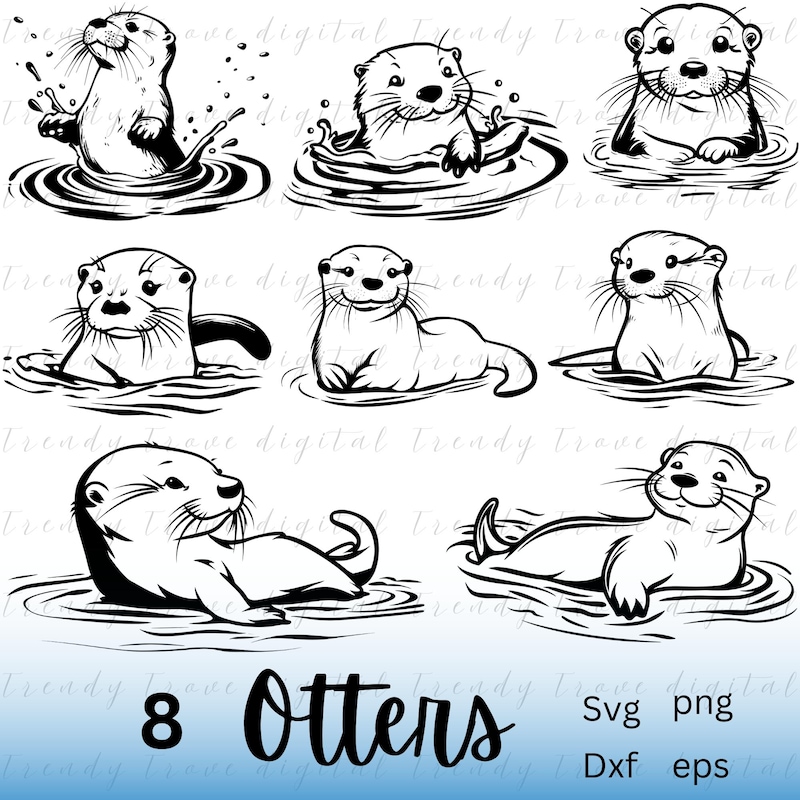 River Otter - Etsy