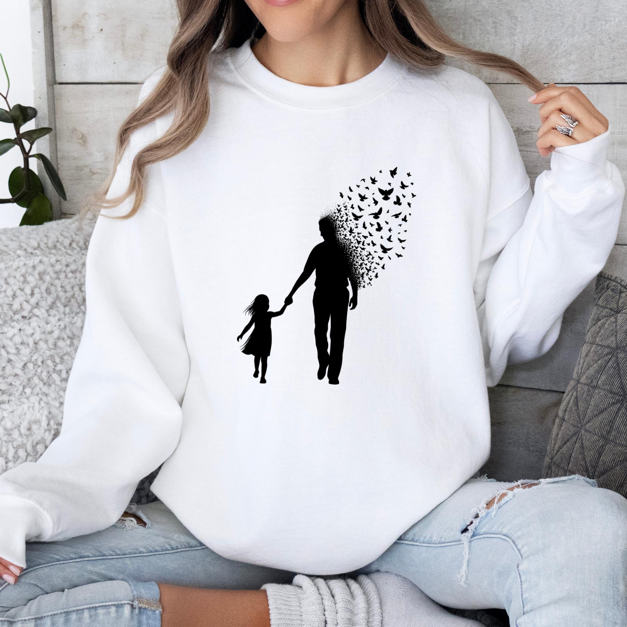Dad Memorial PNG: Father & Child Remembrance Design (digital Download ...